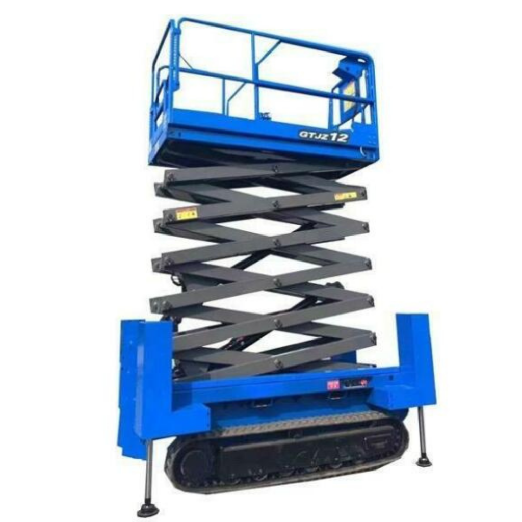 Rough Terrain Crawler Self-Propelled Scissor Lift /hydraulic electric ...