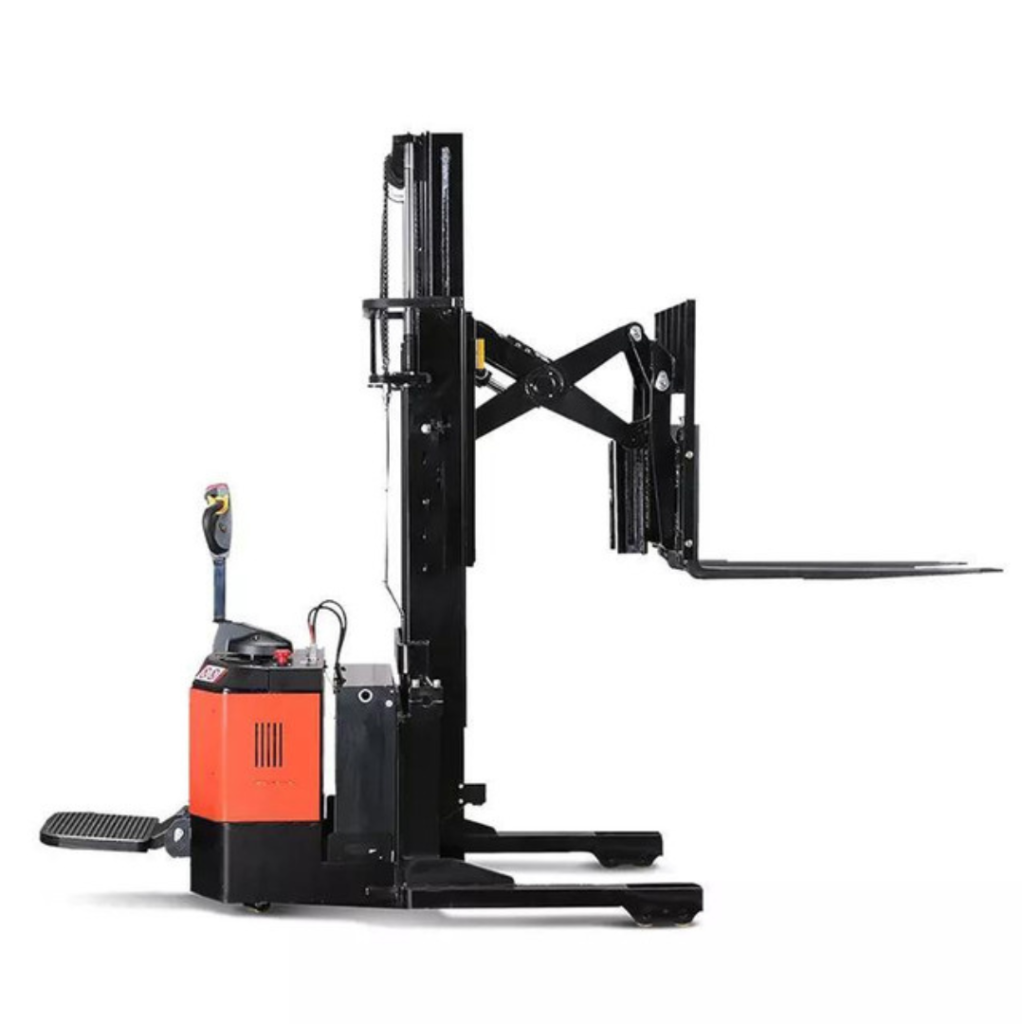 Ride-on Electric scissor straddle stacker 1.5T ( 3300 lbs)- 5M ...