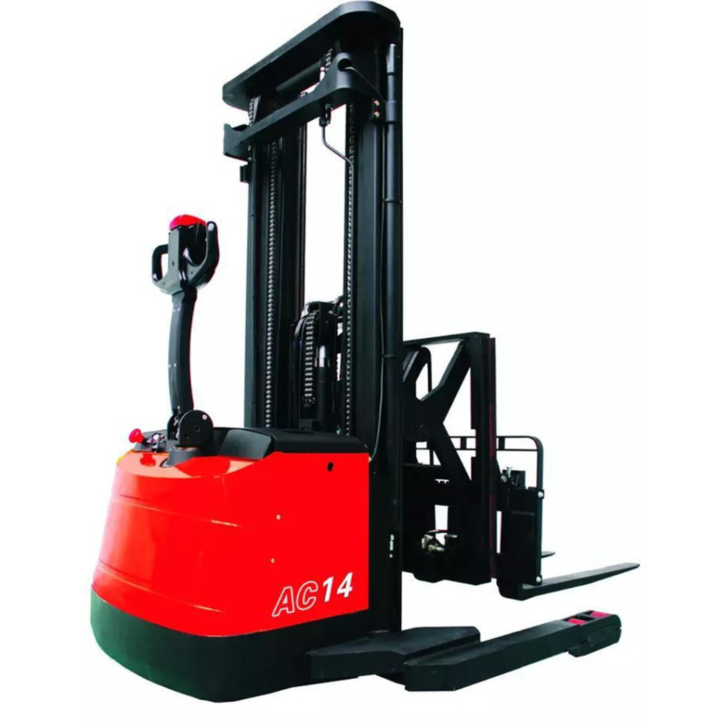 Electric scissor straddle stacker with side shift 1.4T (3086 lbs)- 5M ...